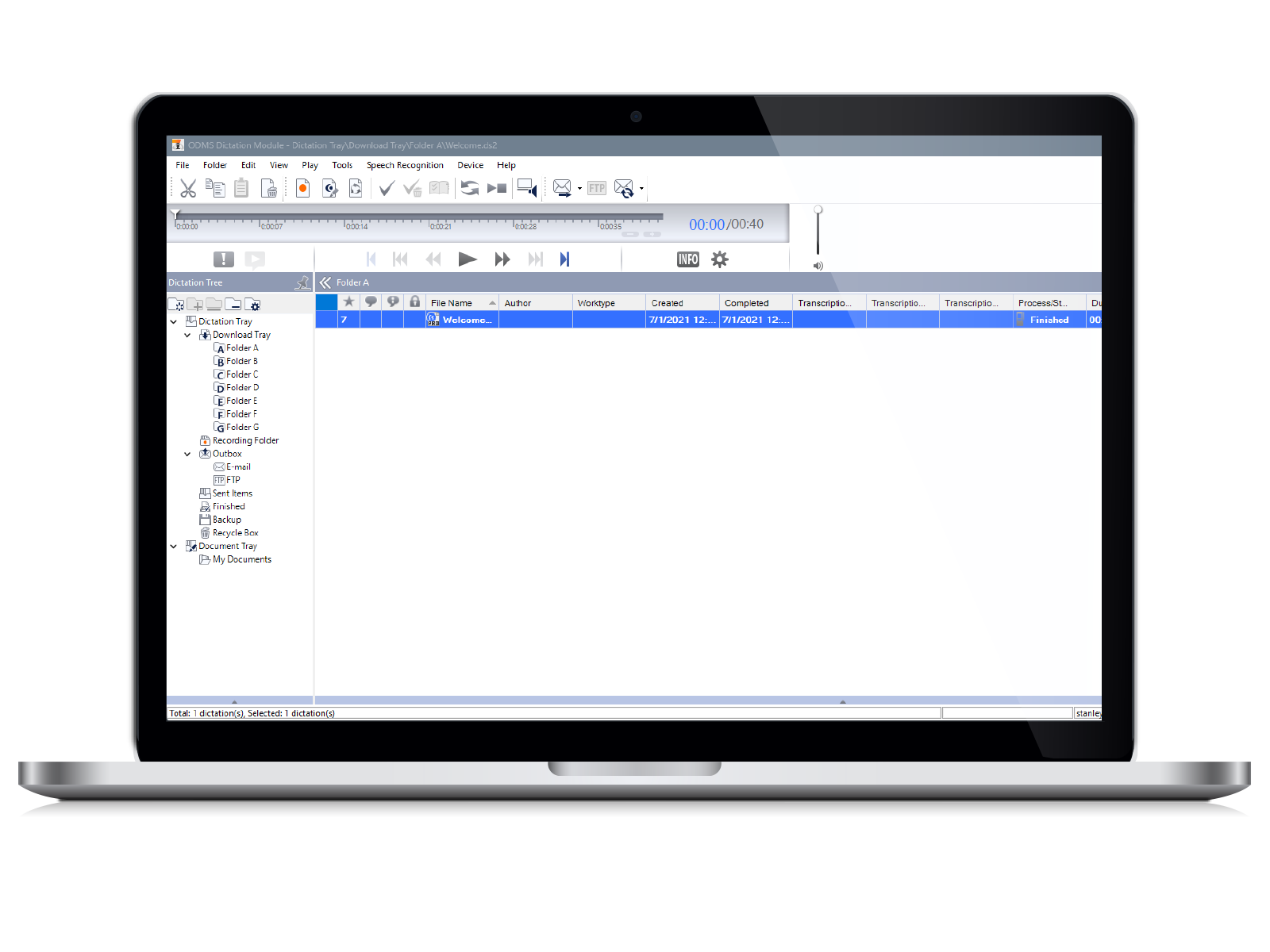 ODMS R8 - Dictation Module - OM SYSTEM