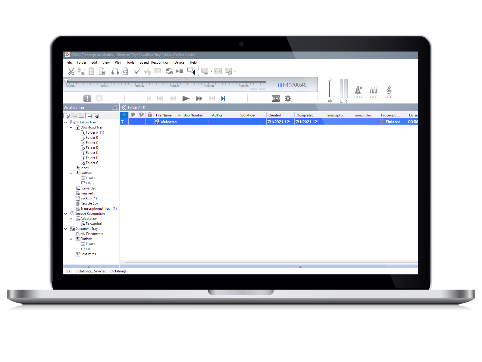 ODMS R8 Transcription Module - OM SYSTEM